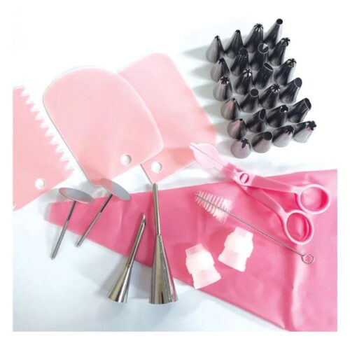 Cake Craft Piping Tip Set 36 pce - Epicure Homewares