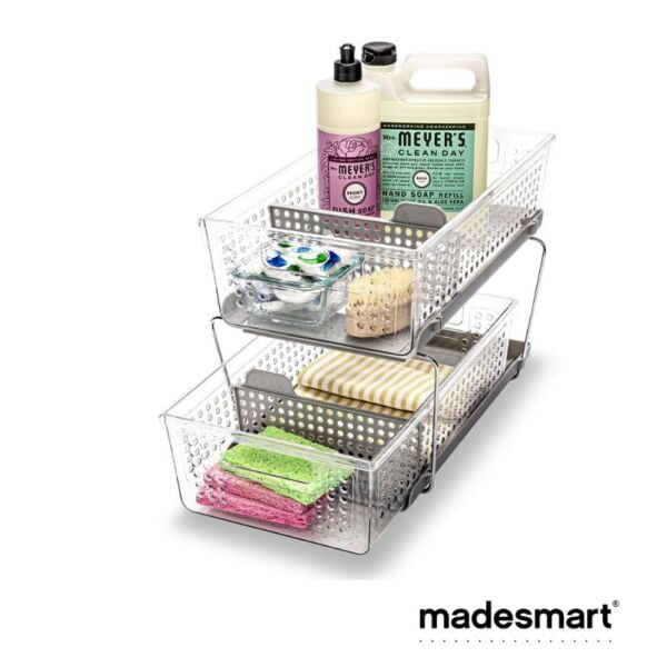 Madesmart Two Level Storage Drawers with Dividers - Epicure Homewares