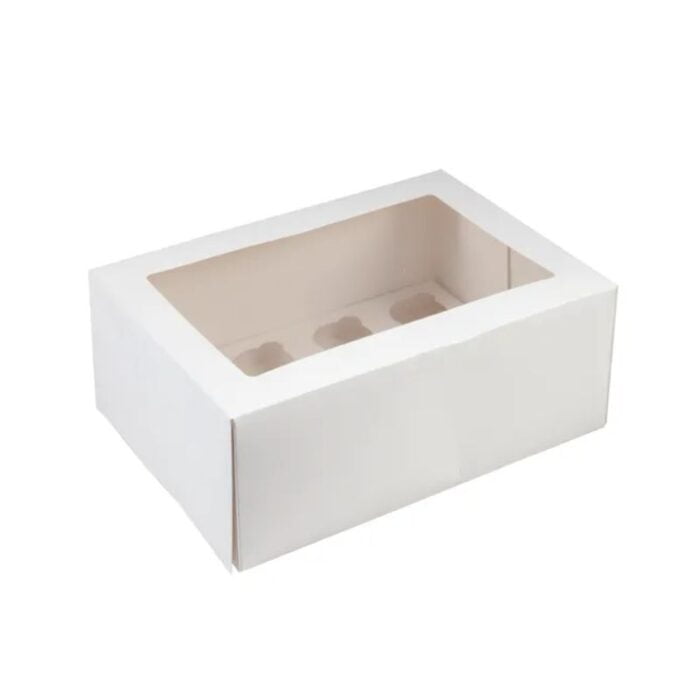 Cake Box Rectangle / Cupcake MINI holds 12- 10x10x7 inch - Epicure ...