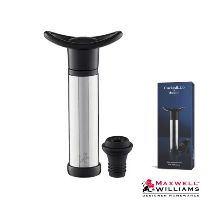 Cocktail & Co Wine Vacuum Pump With 2 Stopper - Epicure Homewares
