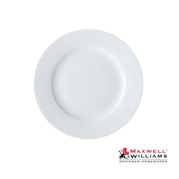 Cashmere White Bone China Rim Dinner Plate 27.5cm - Epicure Homewares