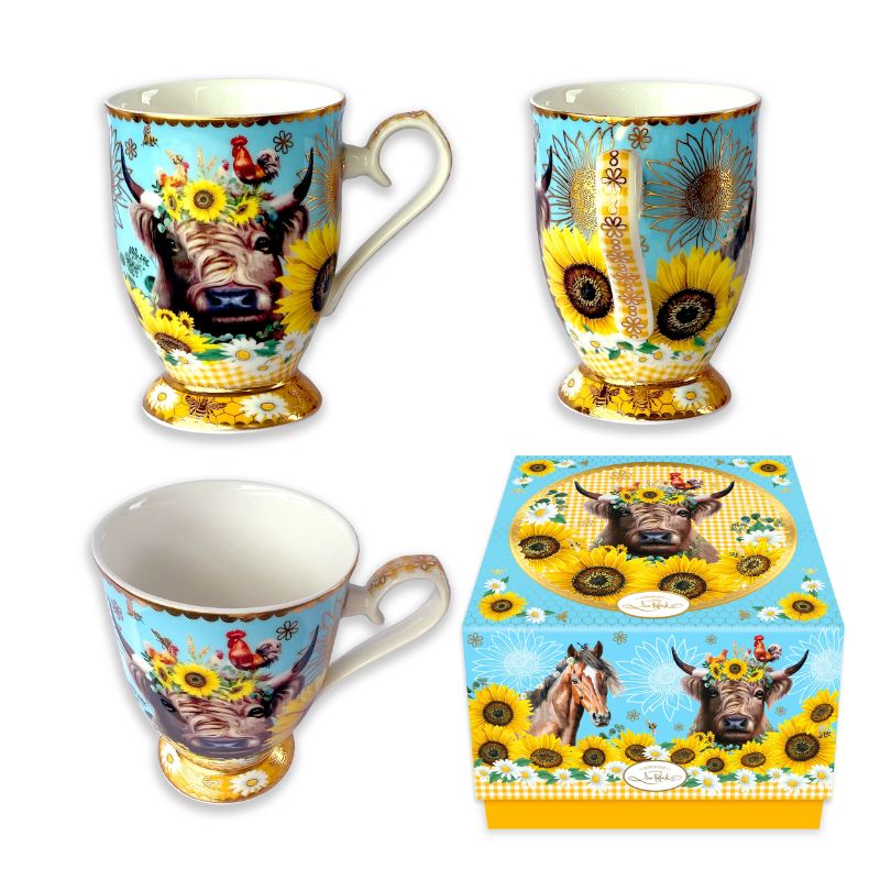 Tea Time Range Mug 370ml Country Highland Cow Collection - Epicure ...